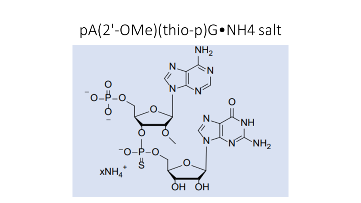pA(2′-OMe)(thio-p)G•NH4 salt - Akonscientific